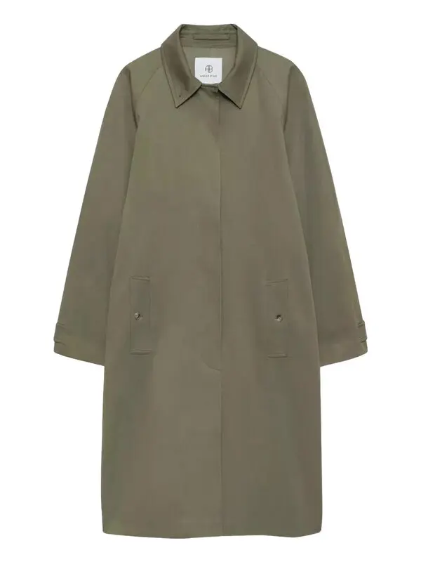 ANINE BING Randy Trench Coat - Green
