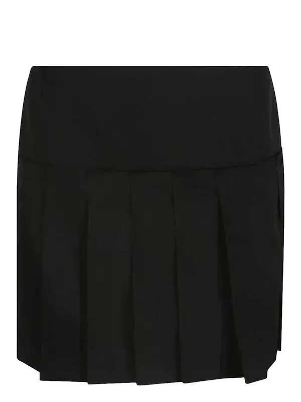 Alexander McQueen Pleated Skirt - Black