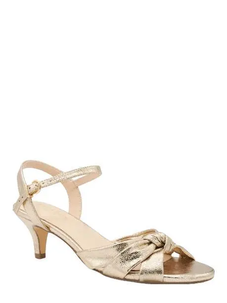 PARADOX LONDON PINK Monique Kitten Heel Sandal - Champagne