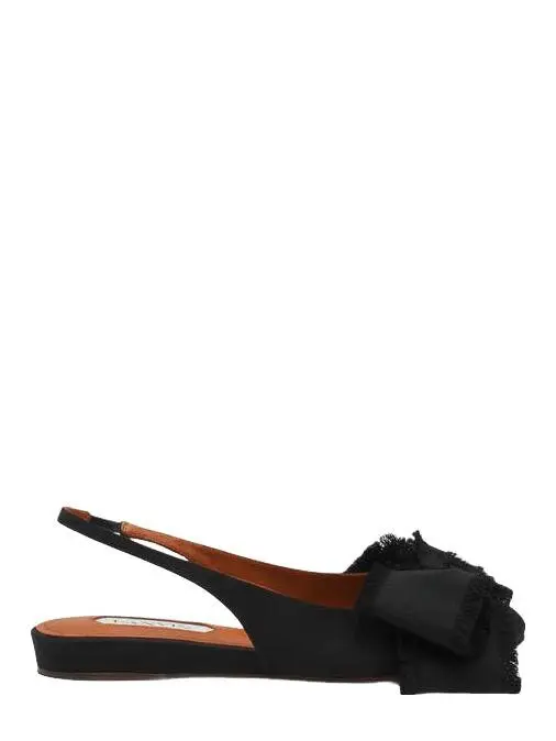 LANVIN Slingback Ballerina Flat - Black