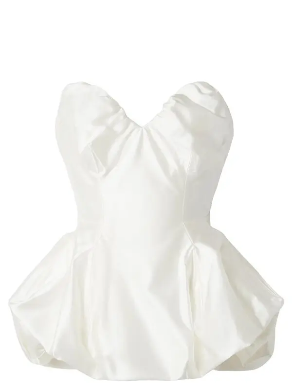 VIVIENNE WESTWOOD Raven Strapless Bustier Top - Neutrals
