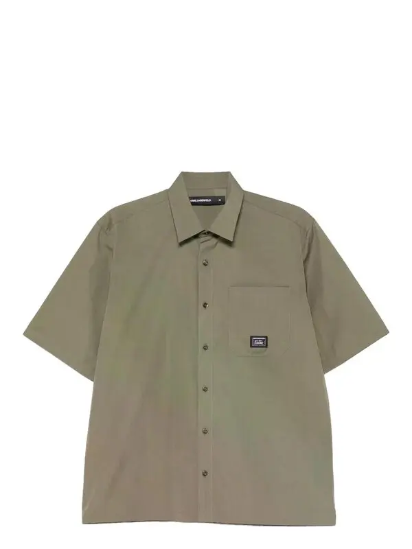 Karl Lagerfeld Cotton Shirt - Green