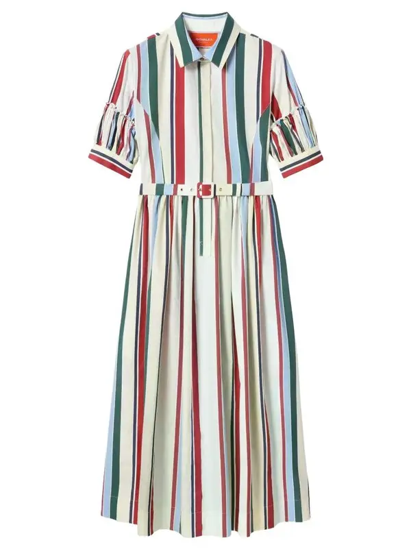 La DoubleJ Libertine Stripe Dress - White