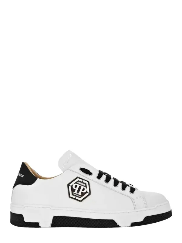 Philipp Plein Hexagon Trainers - White
