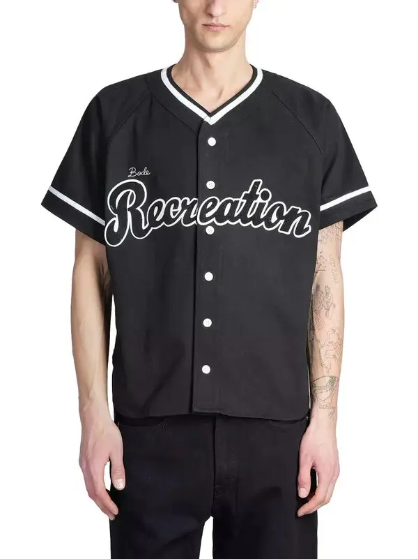 BODE Outfield Baseball Shirt - Black