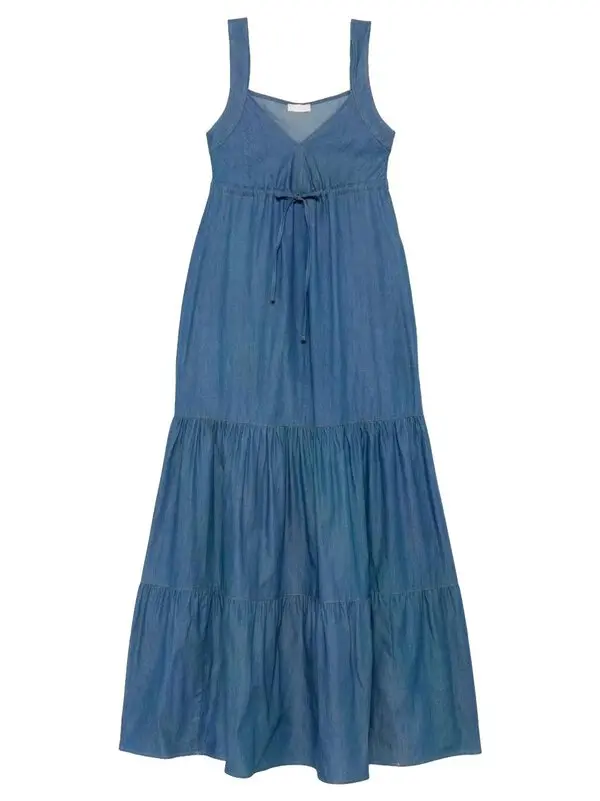 Liu Jo Cotton Midi Dress - Blue