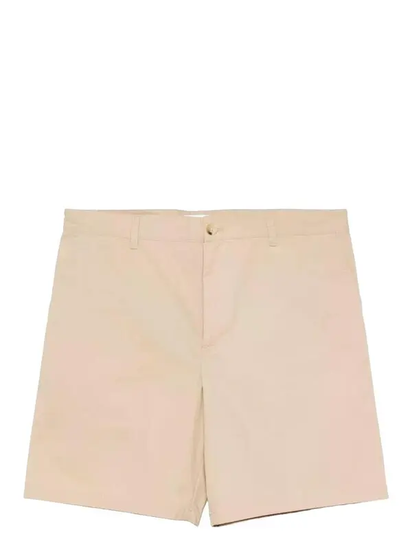 Maison Kitsuné Logo-embroidered Shorts - Neutrals