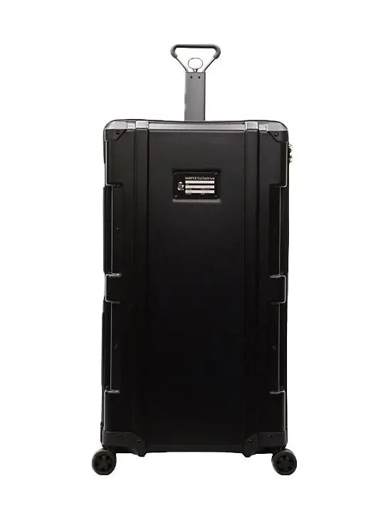 HARPER COLLECTIVE 4-wheel Trunk Suitcase 80cm - Blk/blk