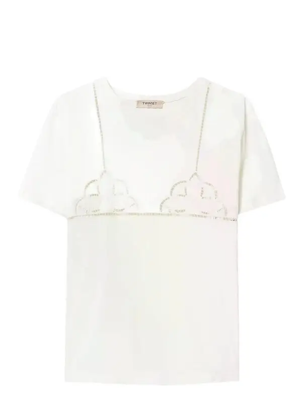 TWINSET Cotton T-shirt - White