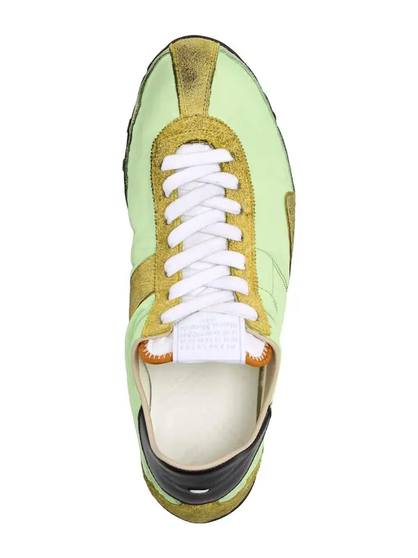 MAISON MARGIELA Sprinters Low Top Sneakers - Lime/green