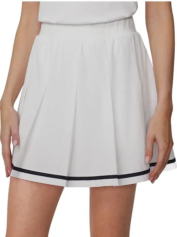 Varley Clarendon 2.0 High-rise Skort - White / Blue