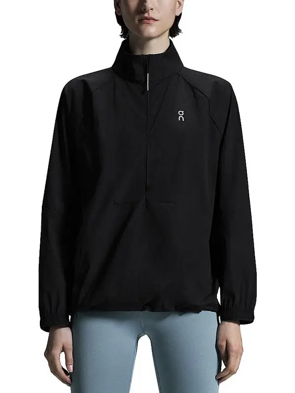 On All Day Half Zip Jacket - Black