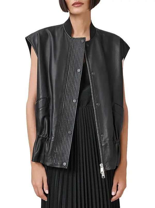 ALLSAINTS Sofi Lea Gilet - Black