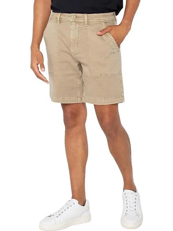 LIVERPOOL Straight Fit 8" Shorts - Khaki
