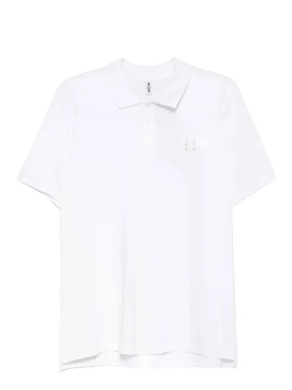 Moschino Logo-print Polo Shirt - White