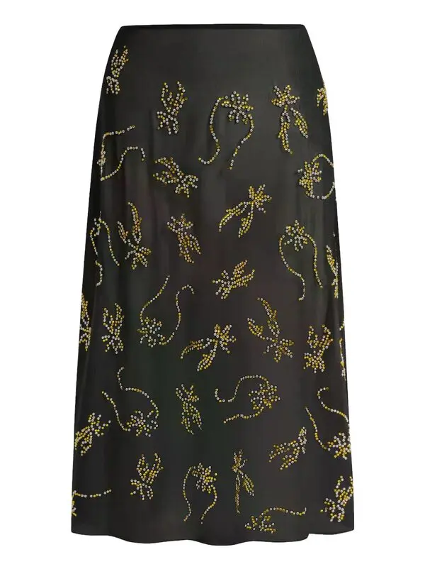 16Arlington Dafne Midi Skirt - Black