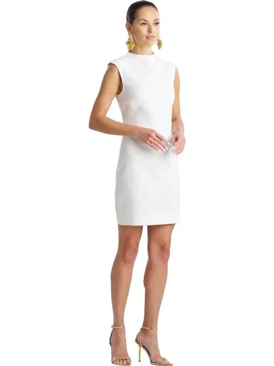 Natori Canvas Sheath Dress - White