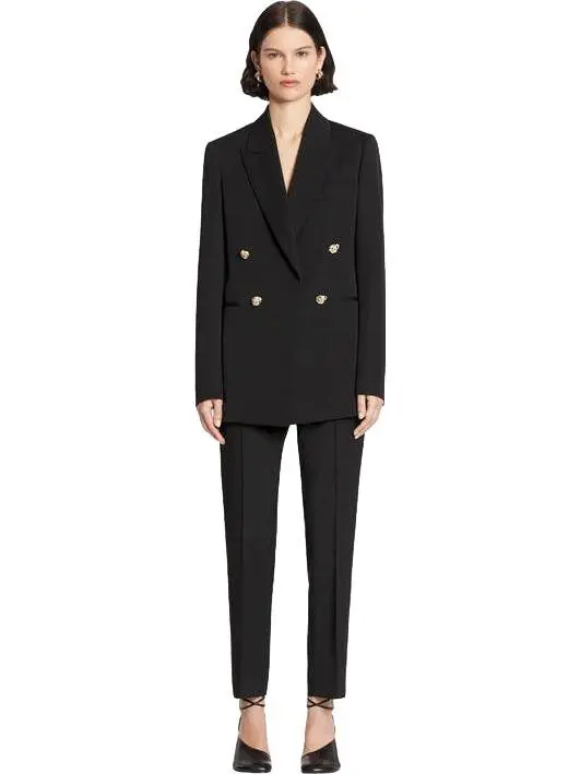 LANVIN Double-breasted Jacket - Black