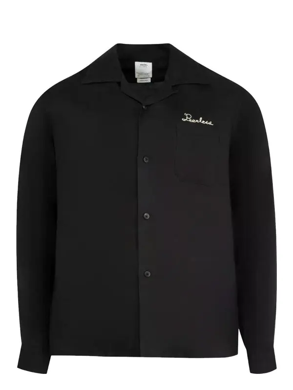 Visvim Logo-embroidered Shirt - Black