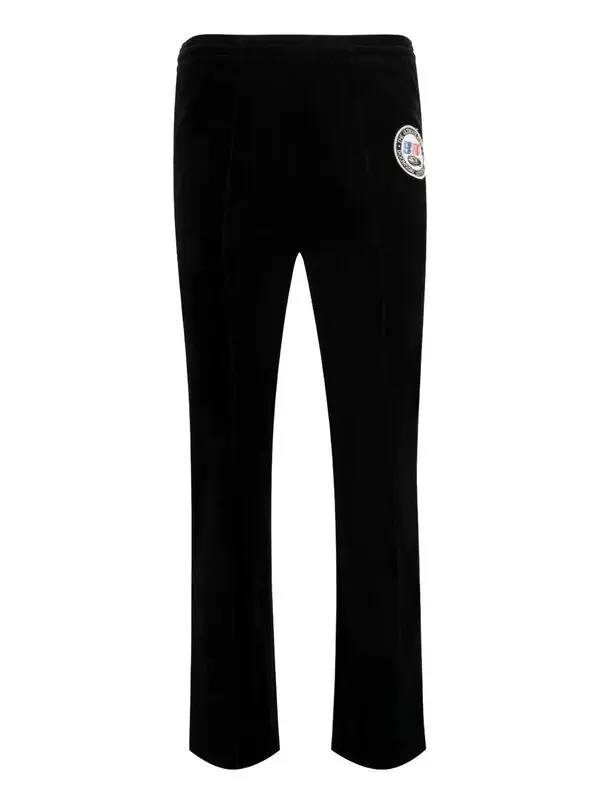 SAINT MXXXXXX Logo-patch Trousers - Black