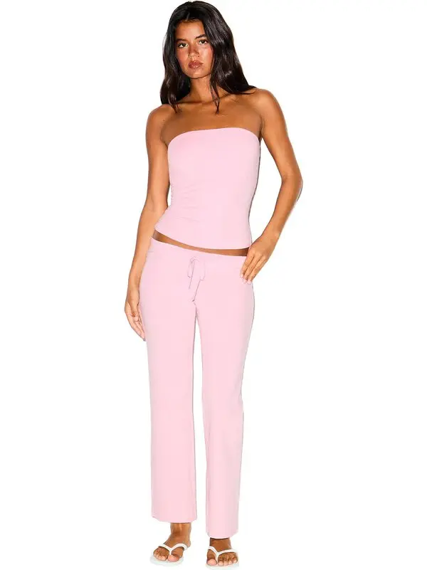 SKIMS Cotton Jersey Low Rise Crop Pant - Halite