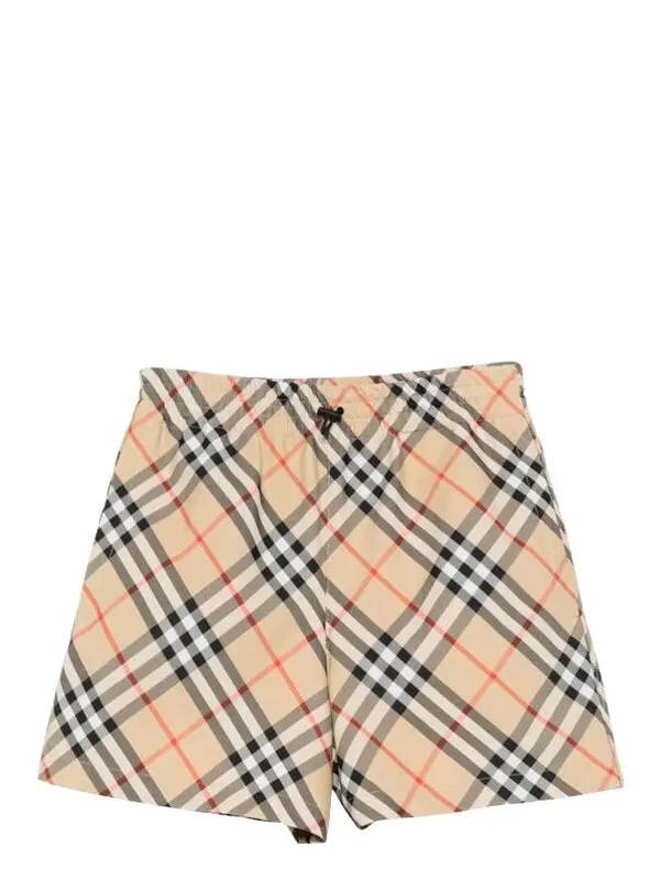 Burberry Check Shorts - Sand Ip Check