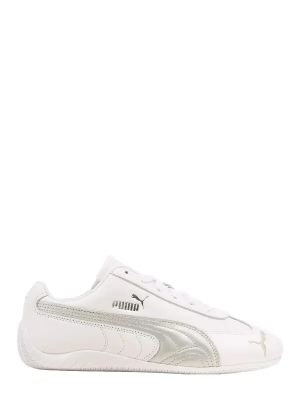 PUMA Speedcat Leatherin Sneakers - White/silver