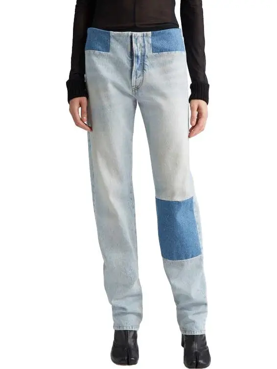 MAISON MARGIELA Patchwork Jeans - Medium Blue