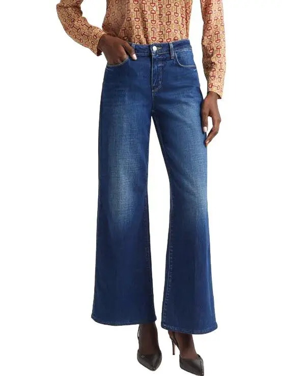 L'Agence Alicent High-waist Wide-leg Jeans - Marvista