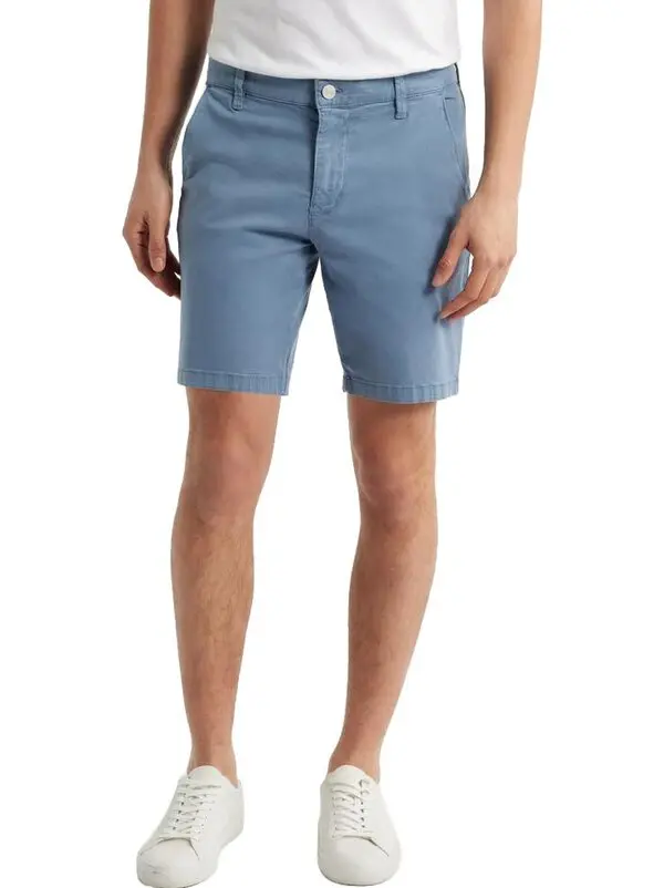34 Heritage Arizona Slim Fit Chino Shorts - Blue Ashes Twill