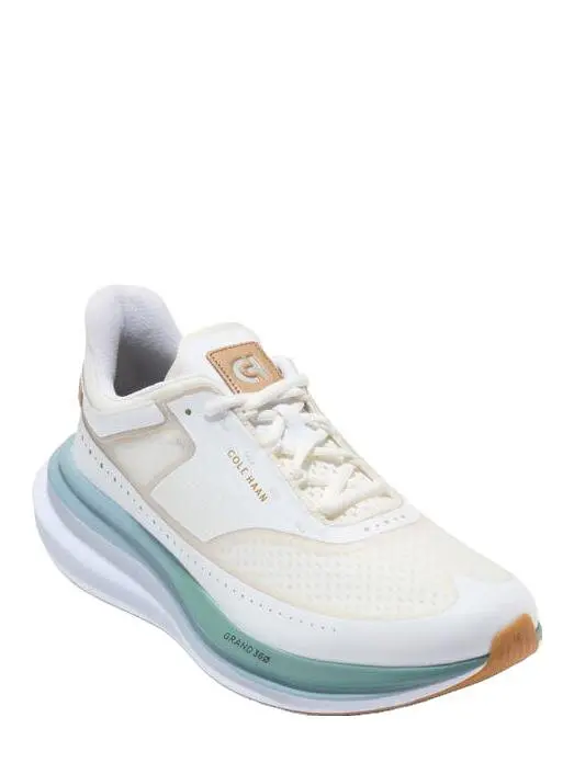 Cole Haan Riginalgrand Quadstar Running Shoe - Ivory/tuscan Sand/white