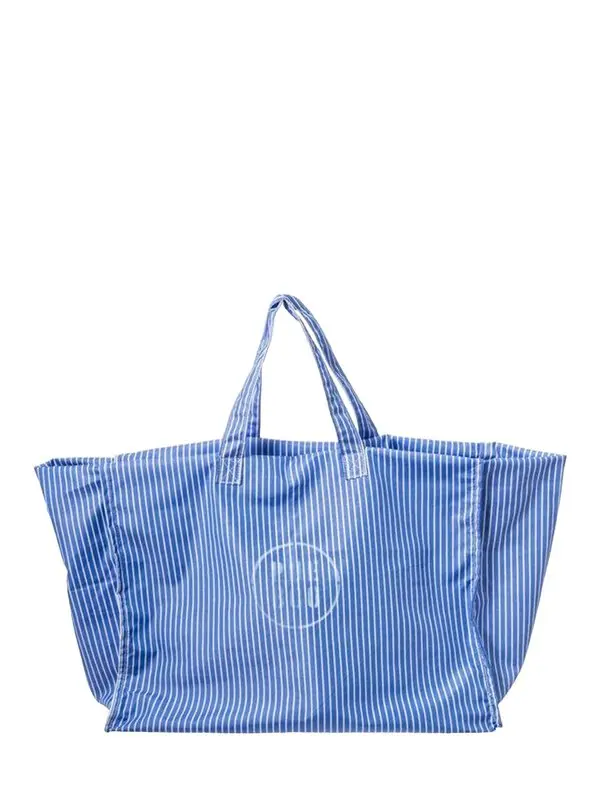 PUEBCO Shirt Fabric Tote - Blue