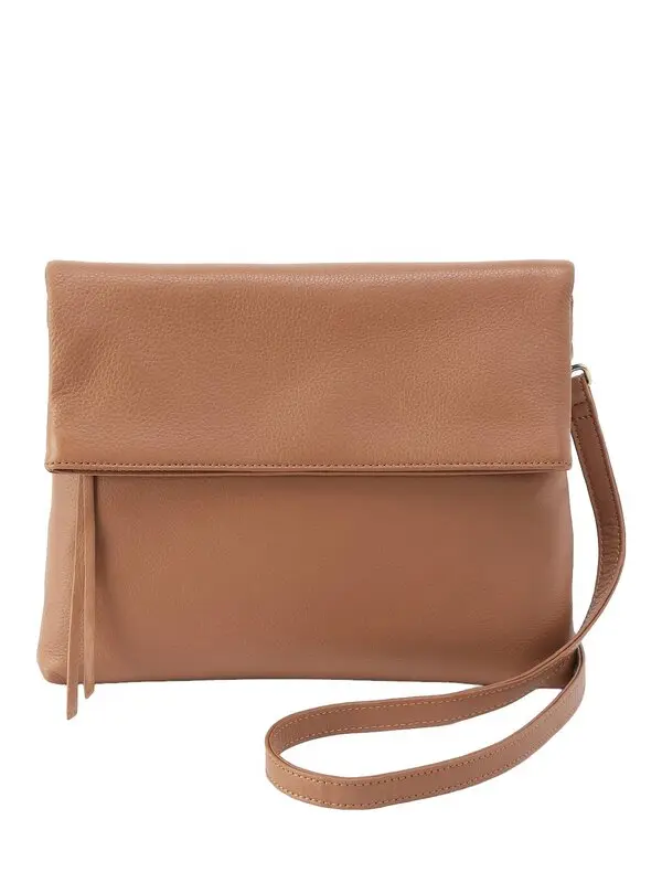 Hobo Draft Leather Crossbody Bag - Brown Sugar