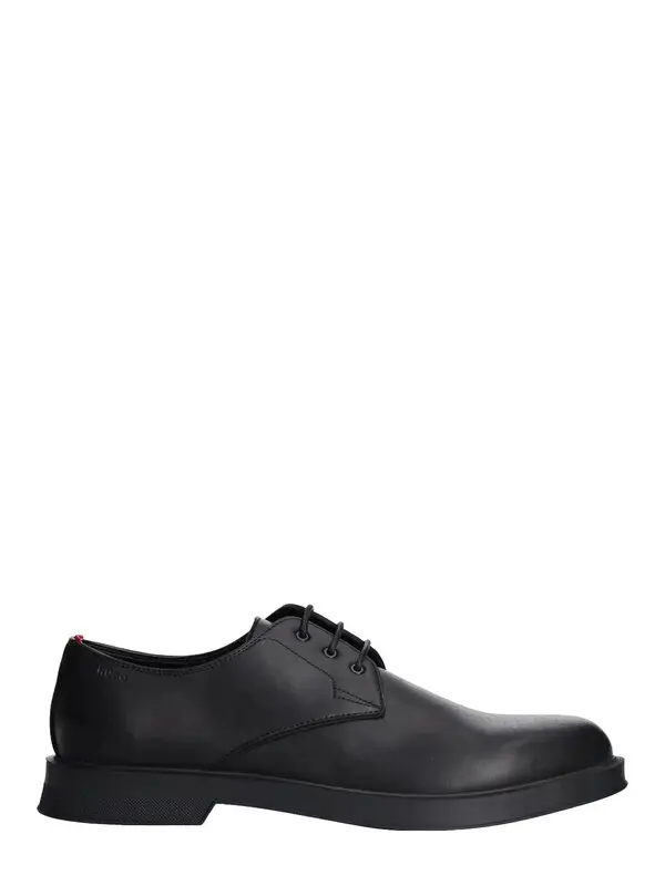 Hugo Leather Derby Shoes - Black