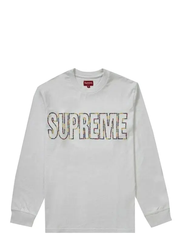 Supreme International Long-sleeve Tee - White
