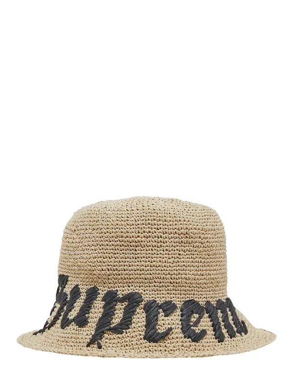 Supreme Old English Straw Crusher - Tan