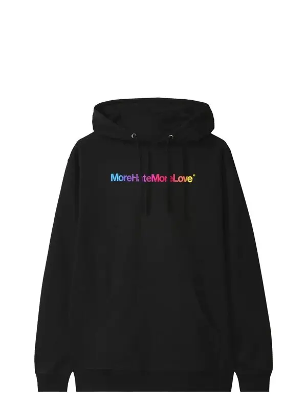 ANTI SOCIAL SOCIAL CLUB More Hate More Love Hoodie - Black