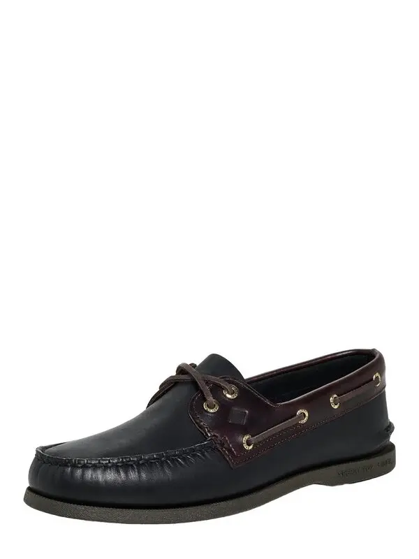 Sperry Authentic Original 2-eye Leather Boat Shoes - Black