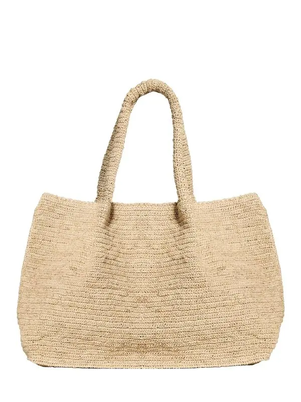 Mar Y Sol Amara Raffia Tote By - Natural