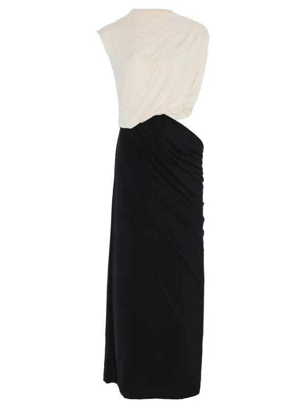 THIRD FORM Cascade Cut-out Jersey Maxi Dress - Black