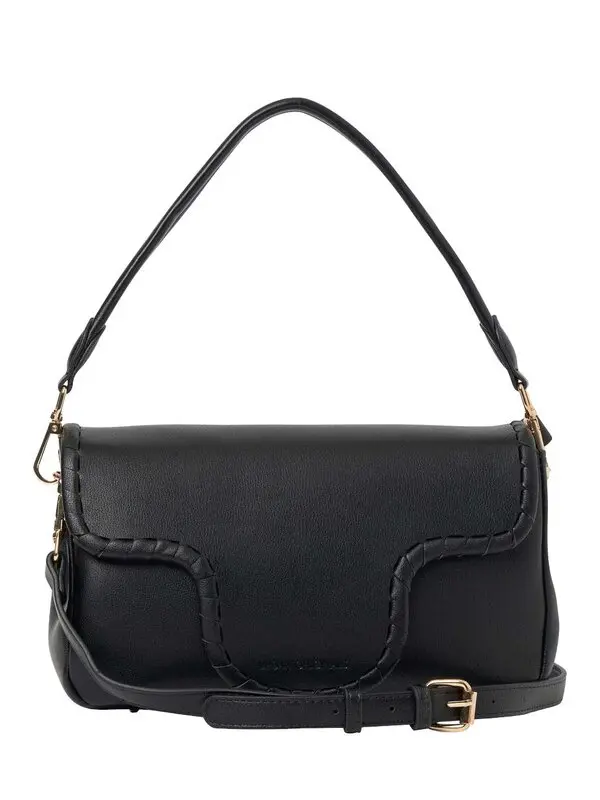 URBAN ORIGINALS Misty Vegan Leather Shoulder Bag - Black