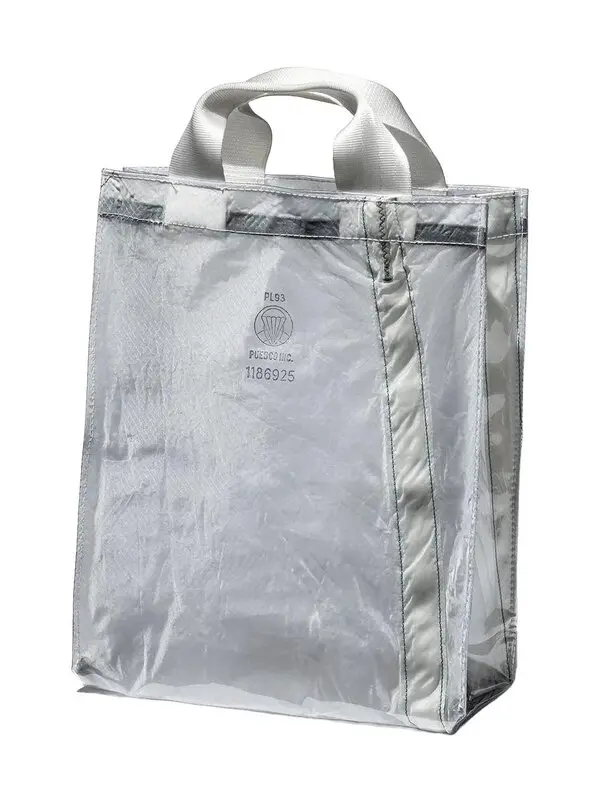 PUEBCO Covered Parachute Document Bag - White