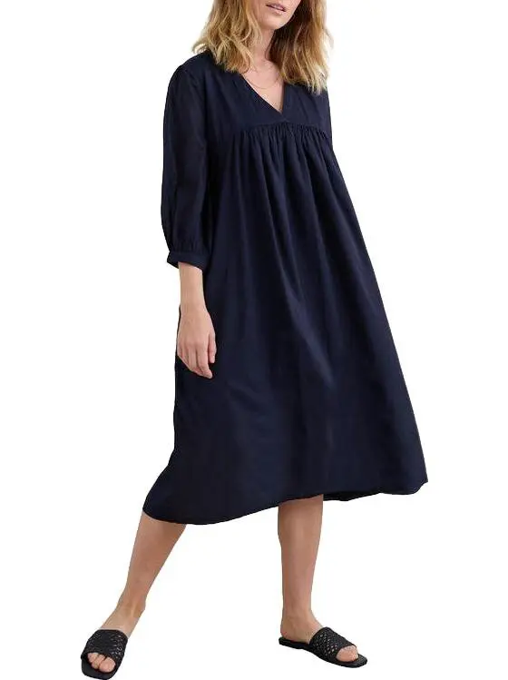 SEASALT CORNWALL Earth Organic Cotton Caftan - Maritime