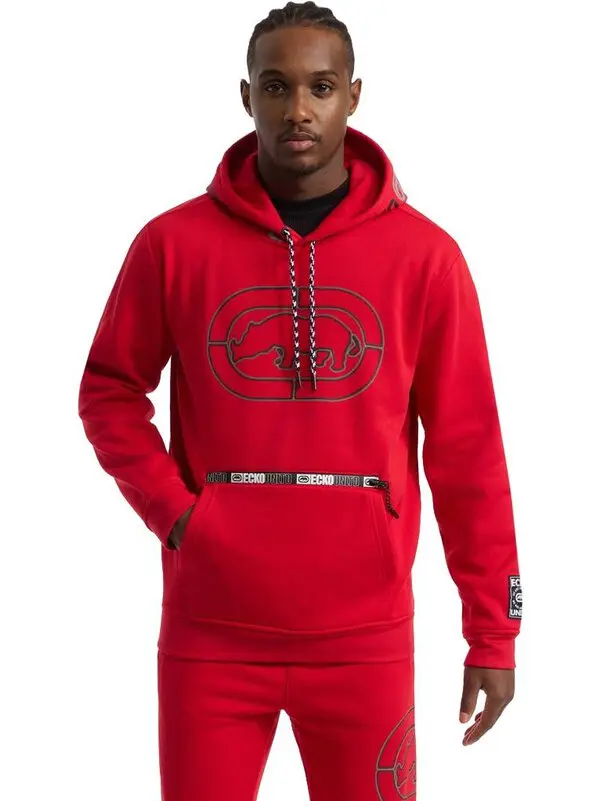 ECKO UNLTD. Hollow Rhino Hoodie - True Red