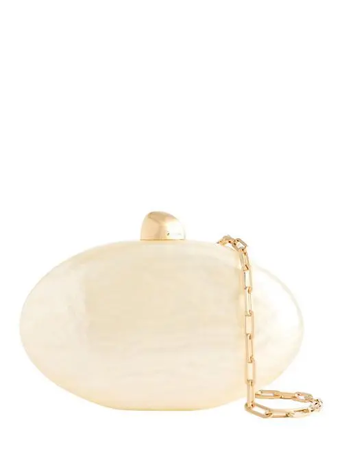 Cult Gaia Eviana Acrylic Clutch - Ivory