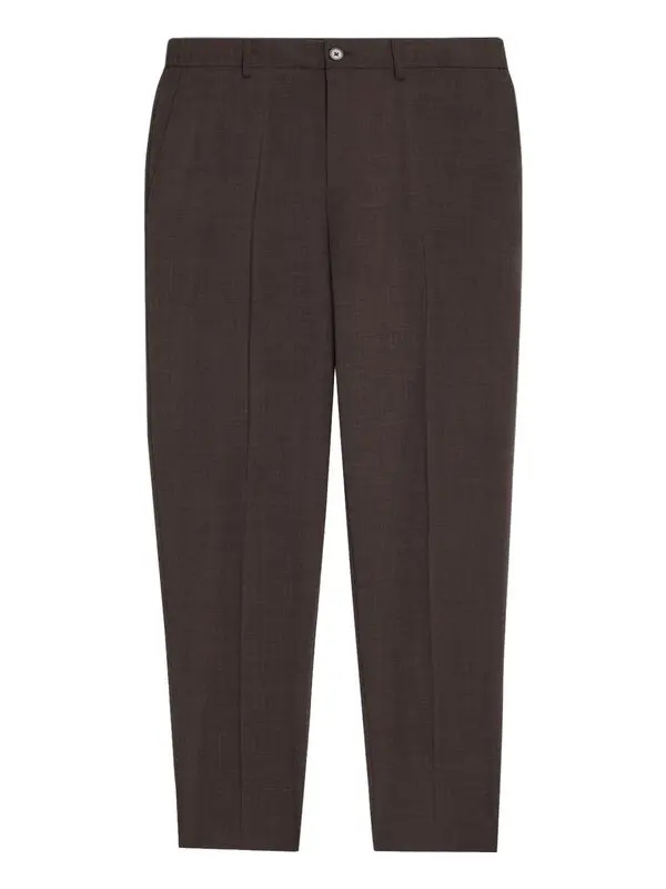 Theory Curtis Motion Wool Pants - Brownwood
