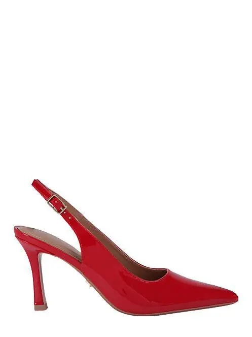 Carvela Corletta Slingback Patent-leather Heeled Courts - Red