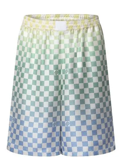 LOUIS VUITTON Printed Silk Shorts - Multicolor