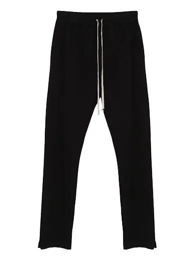 Rick Owens Jersey Berlin Drawstring Pants - Black