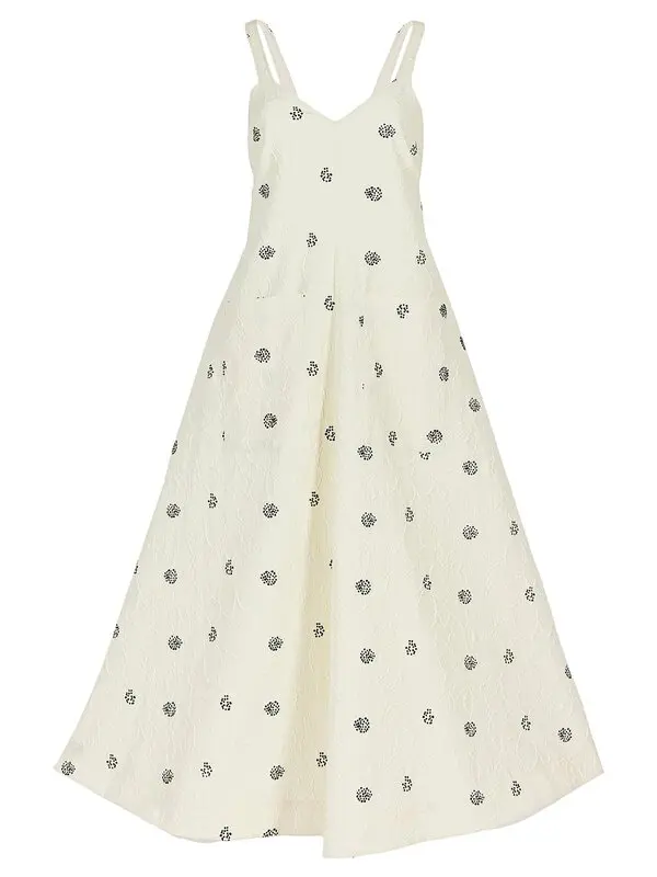 Rosie Assoulin Pocktail Dress - Cream,black
